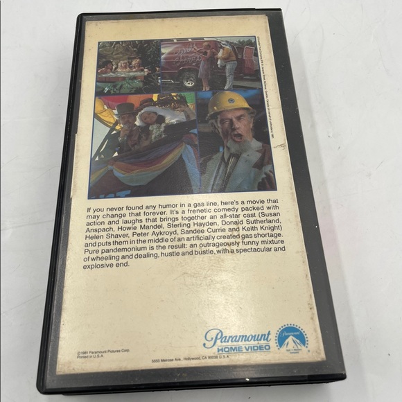Media | Super Rare Early Paramount Gatefold Vhs Of Cult Comedy Gas ...